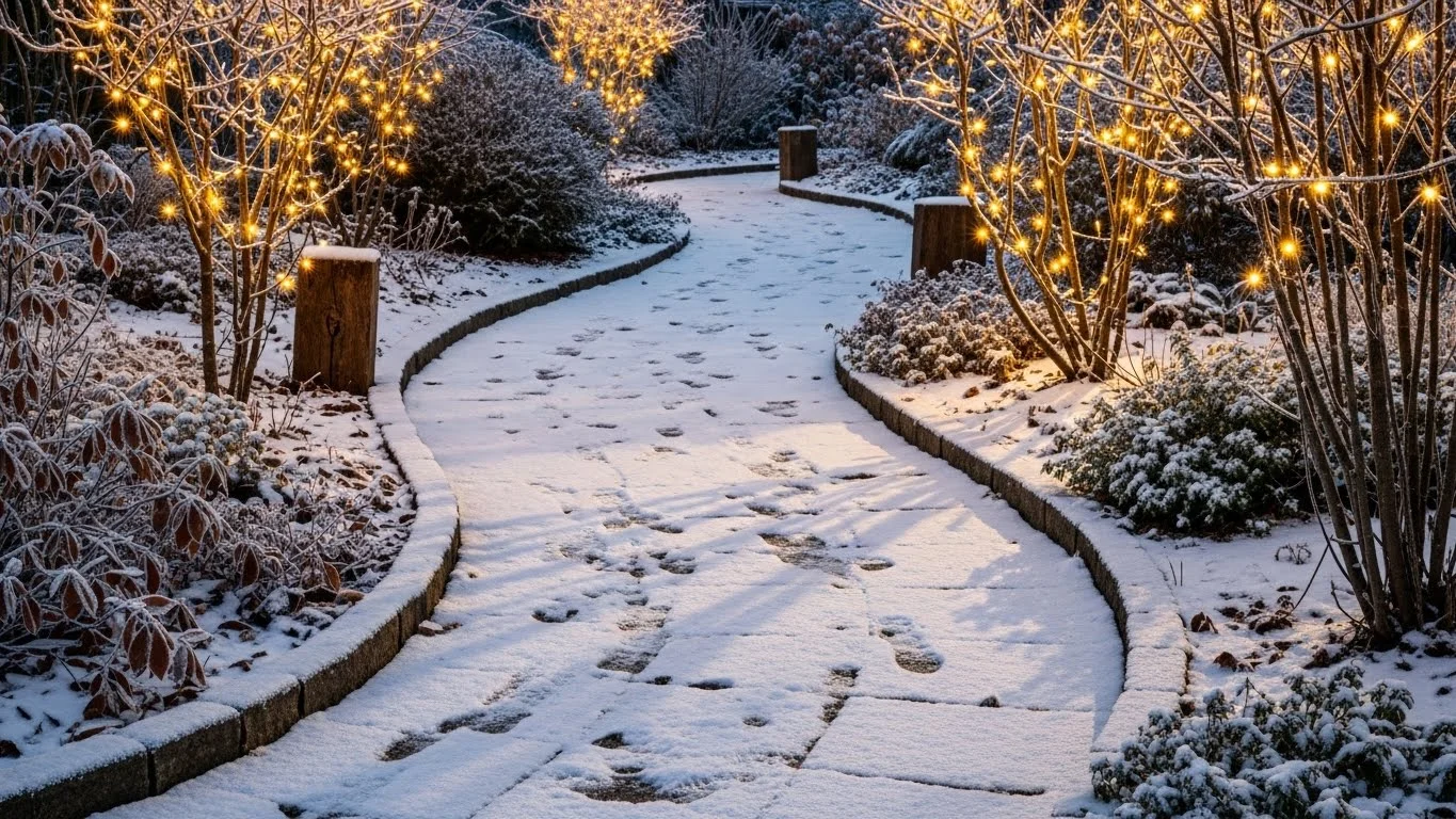 22 Cozy Winter Garden Walkways That Look Straight From Pinterest