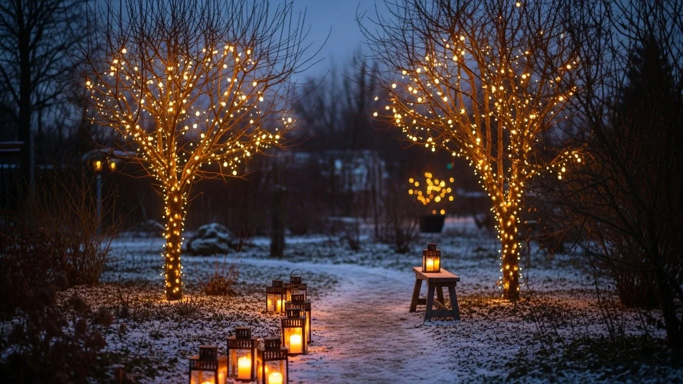How to Use Winter Garden Lighting for a Warm Seasonal Glow